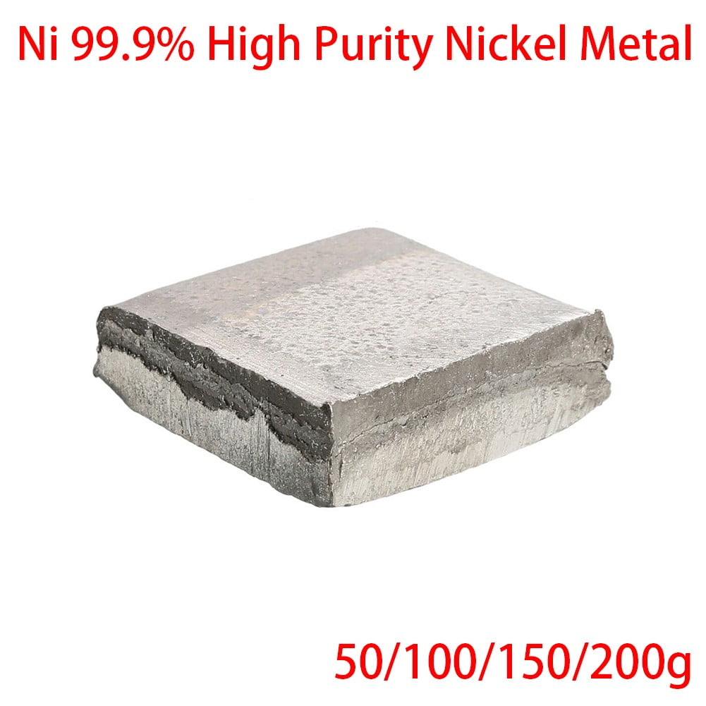 50G 50/100G High Purity Nickel Ingot Sheet Ni 99.9% Diy Electroplating ...