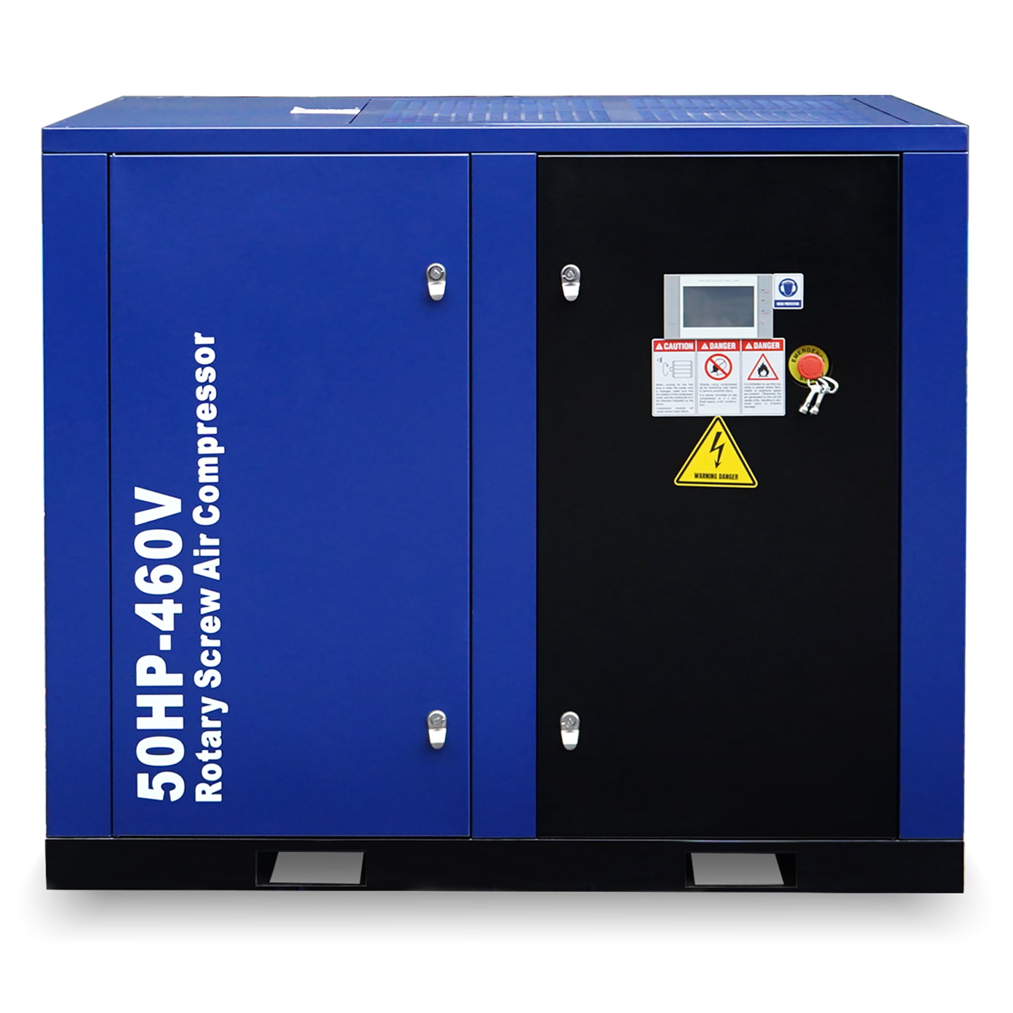 50HP Rotary Screw Air Compressor, 219CFM, 125PSI, 460V 3PHASE 60HZ ...