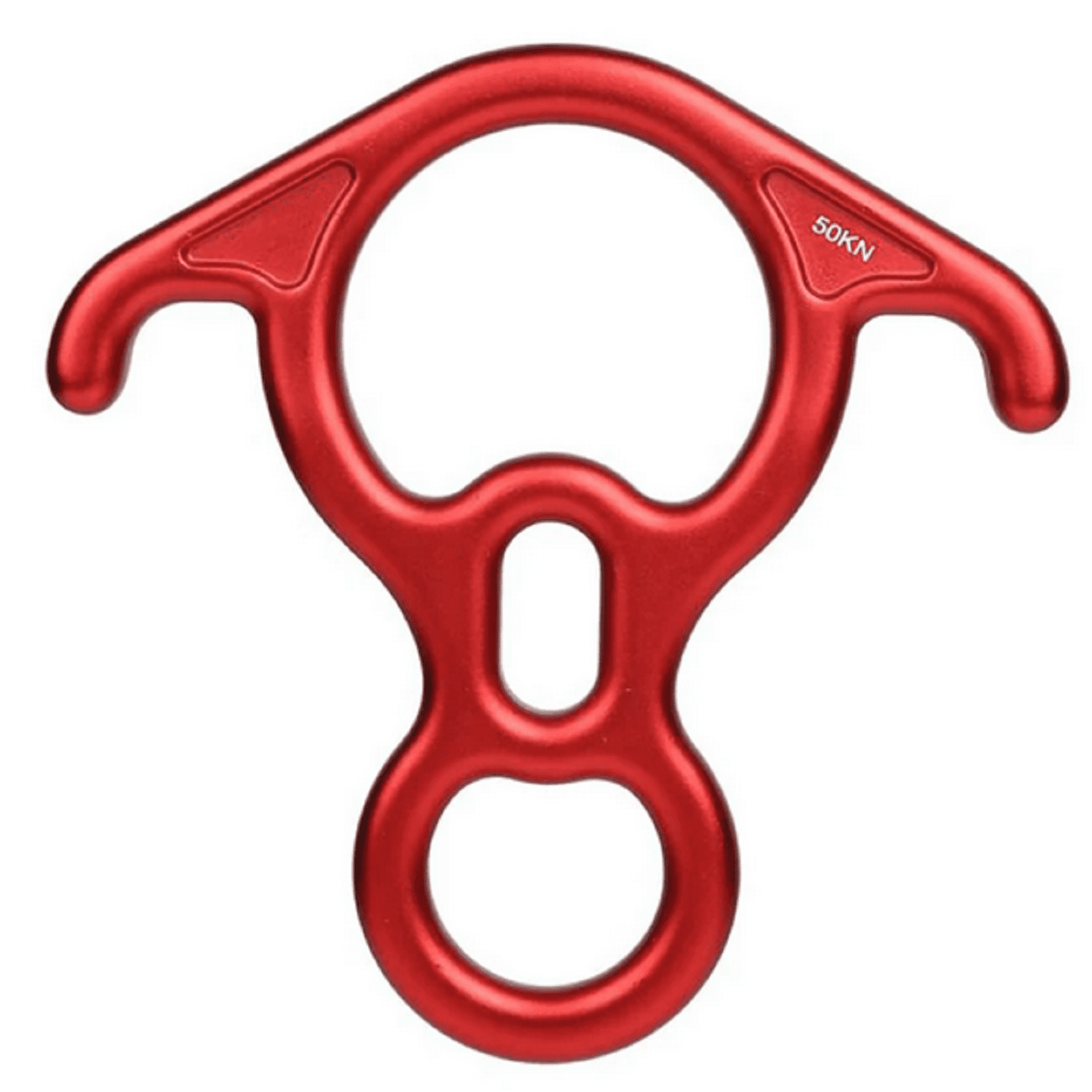 50KN Rescue Figure 8 Descender Durable Aluminum Alloy Belay Device for ...