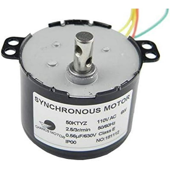 50KTYZ Synchronous AC 110V 2.5/3RPM Gear for School Project - Walmart.com