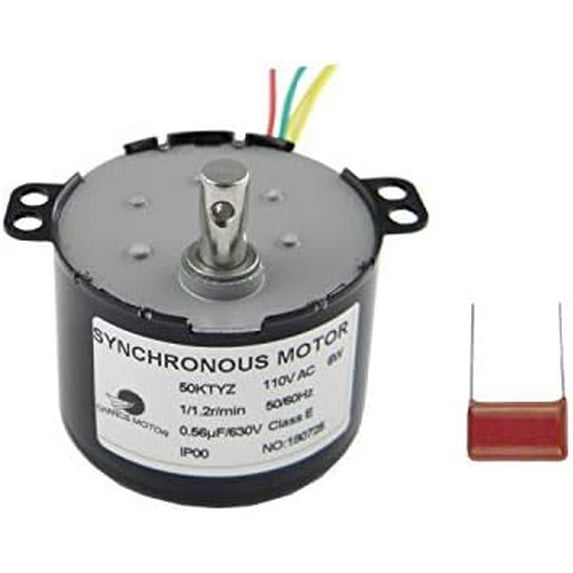 50KTYZ Synchronous Low Speed AC 110V 1/1.2RPM Small - Walmart.com