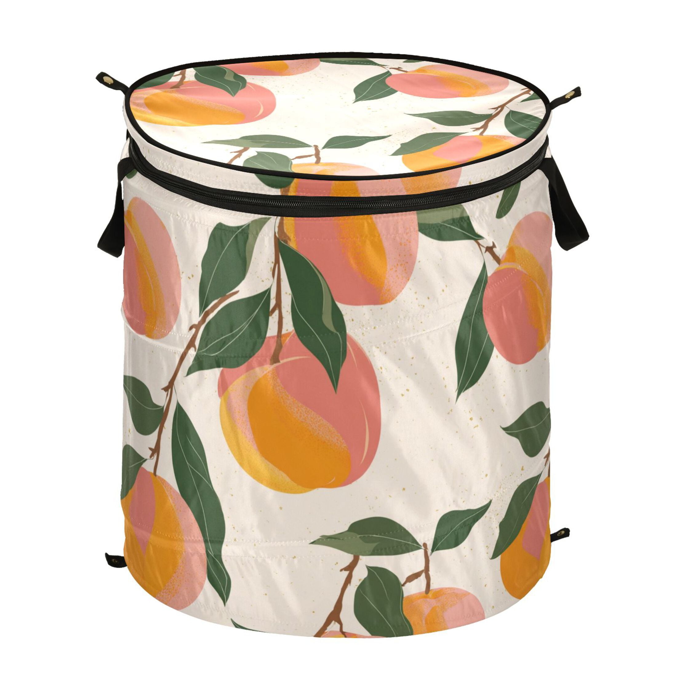 50L Extra Large Popup Hamper Collapsible Laundry Basket With Zippered ...