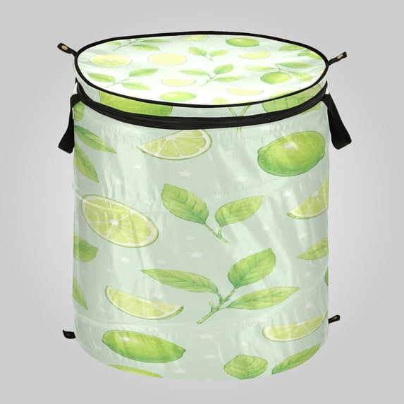50L Extra Large Popup Hamper Collapsible Laundry Basket With Zippered ...