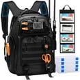 50L Fishing Tackle Backpack with Removable Lure Wraps,Include (4) 3600 ...