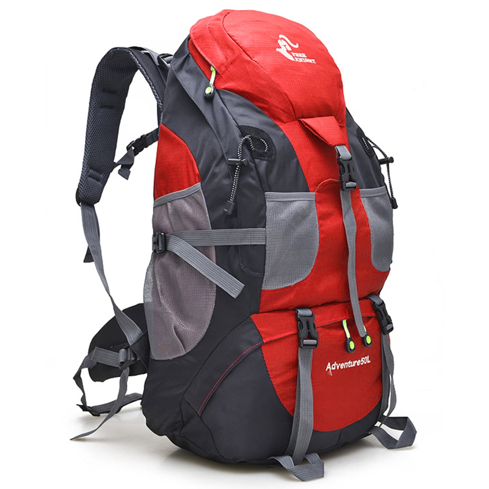Outdoor Gear Daypack: 50L Water-Resistant Hiking and Camping Backpack ...