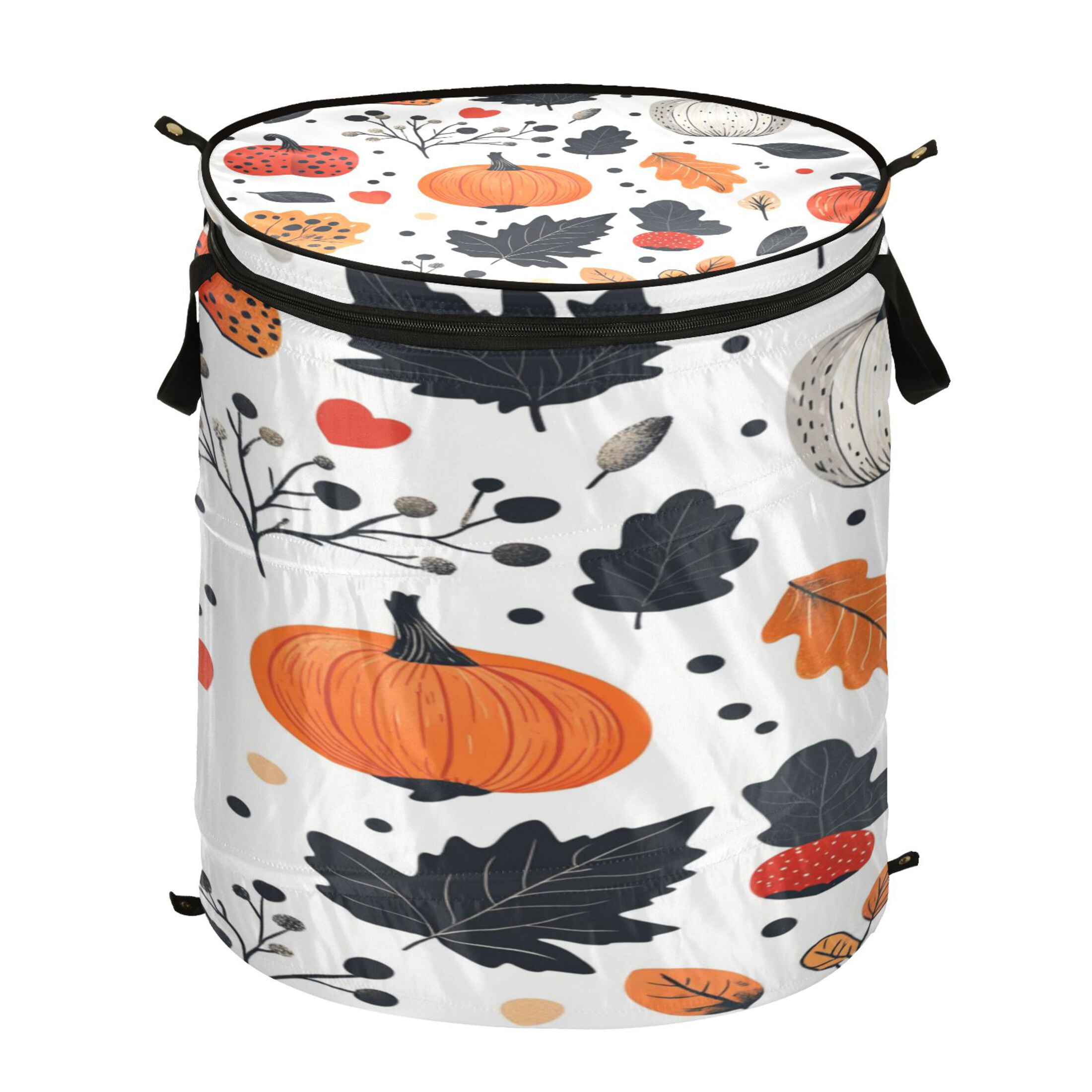 50L Large Capacity Foldable Elastic Storage Basket Laundry Basket ...