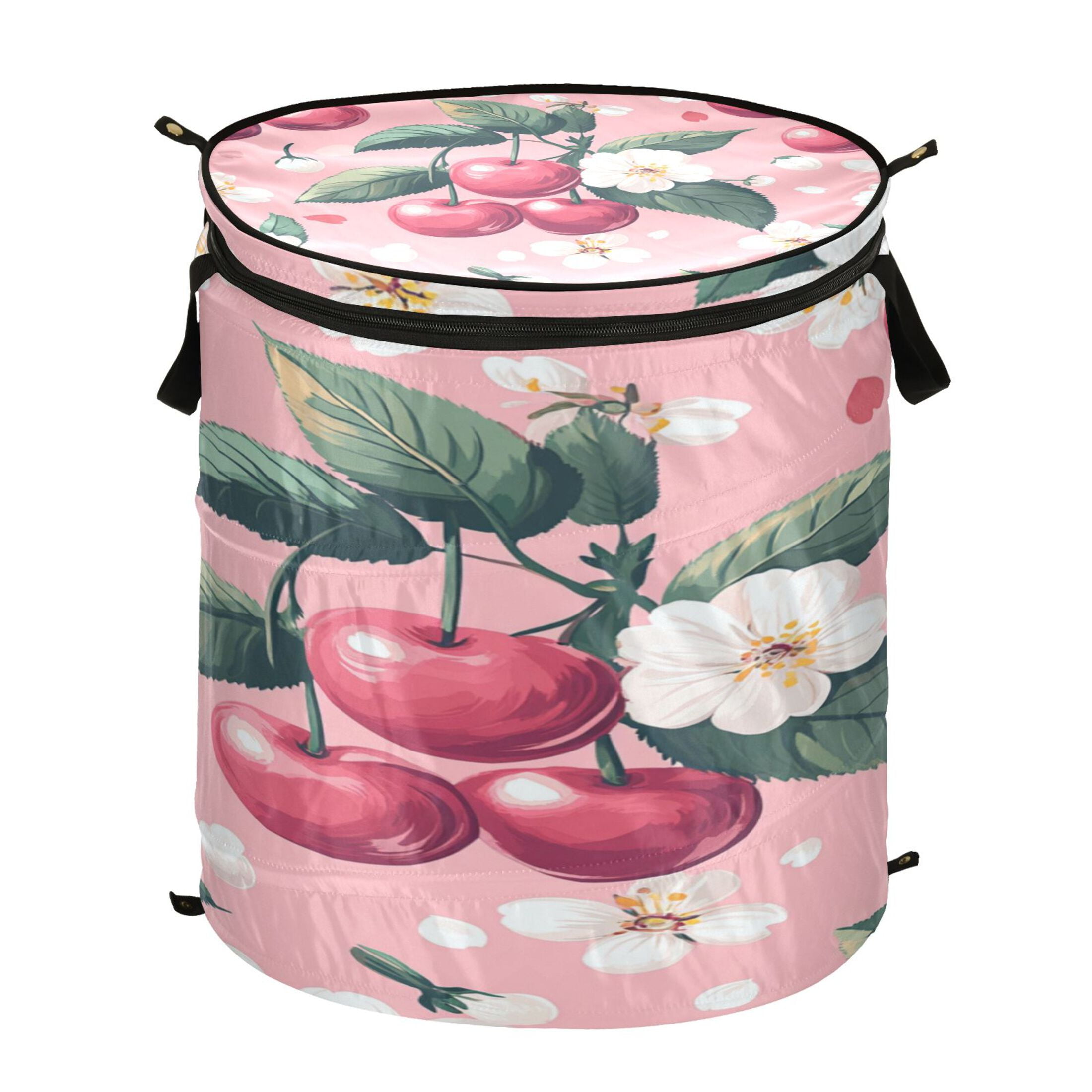 50L Large Capacity Foldable Elastic Storage Basket Laundry Basket Cute ...