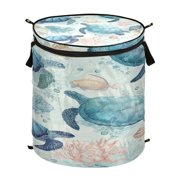 50L Large Capacity Foldable Elastic Storage Basket Laundry Basket Deep ...