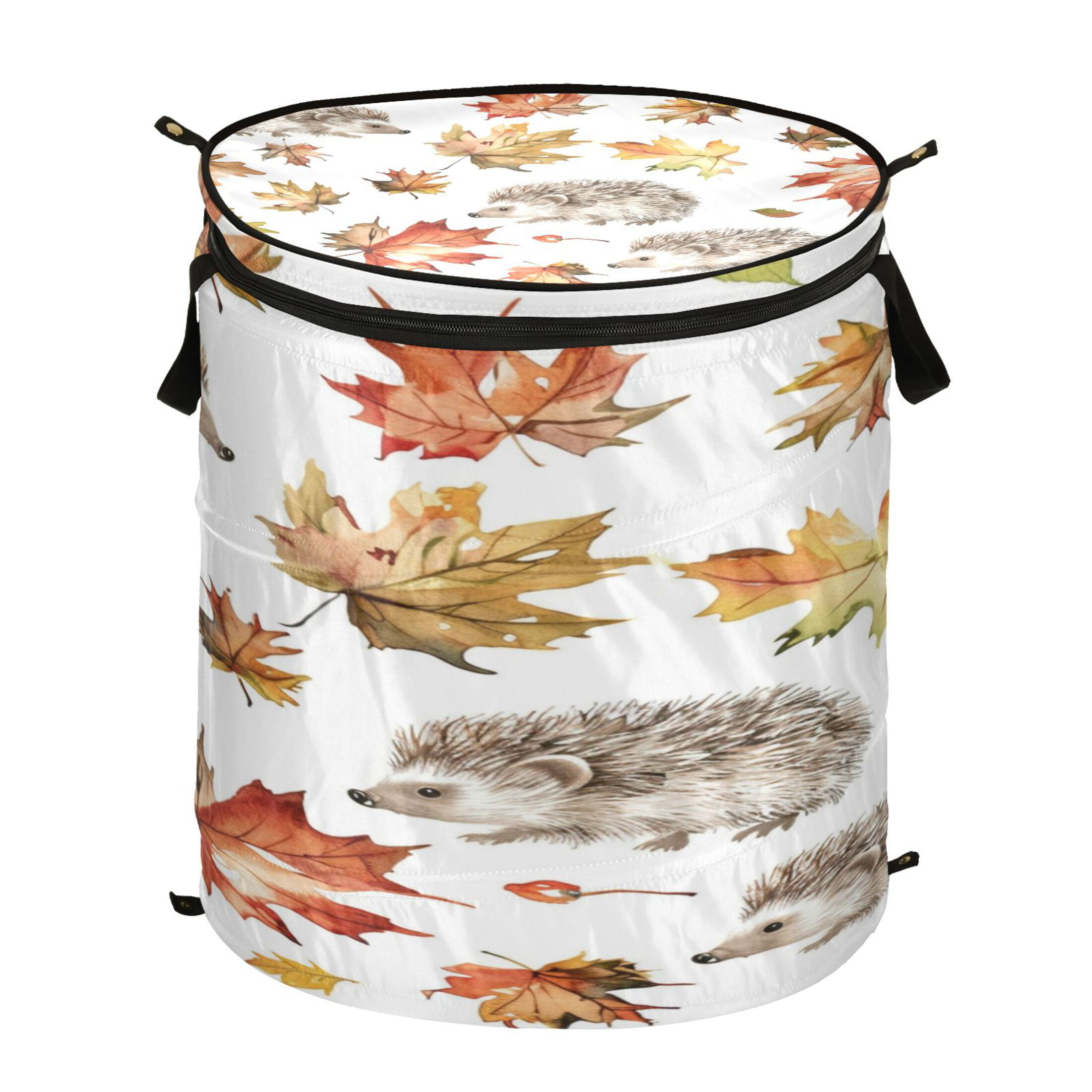 50L Large Capacity Foldable Elastic Storage Basket Laundry Basket ...