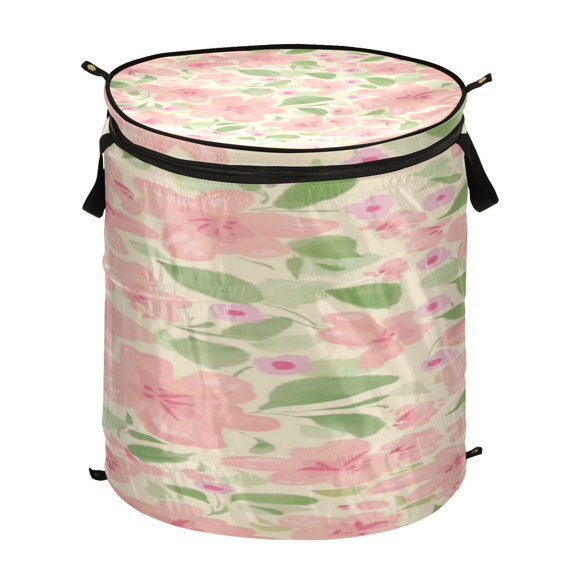 50L Large Capacity Foldable Elastic Storage Basket Laundry Basket ...