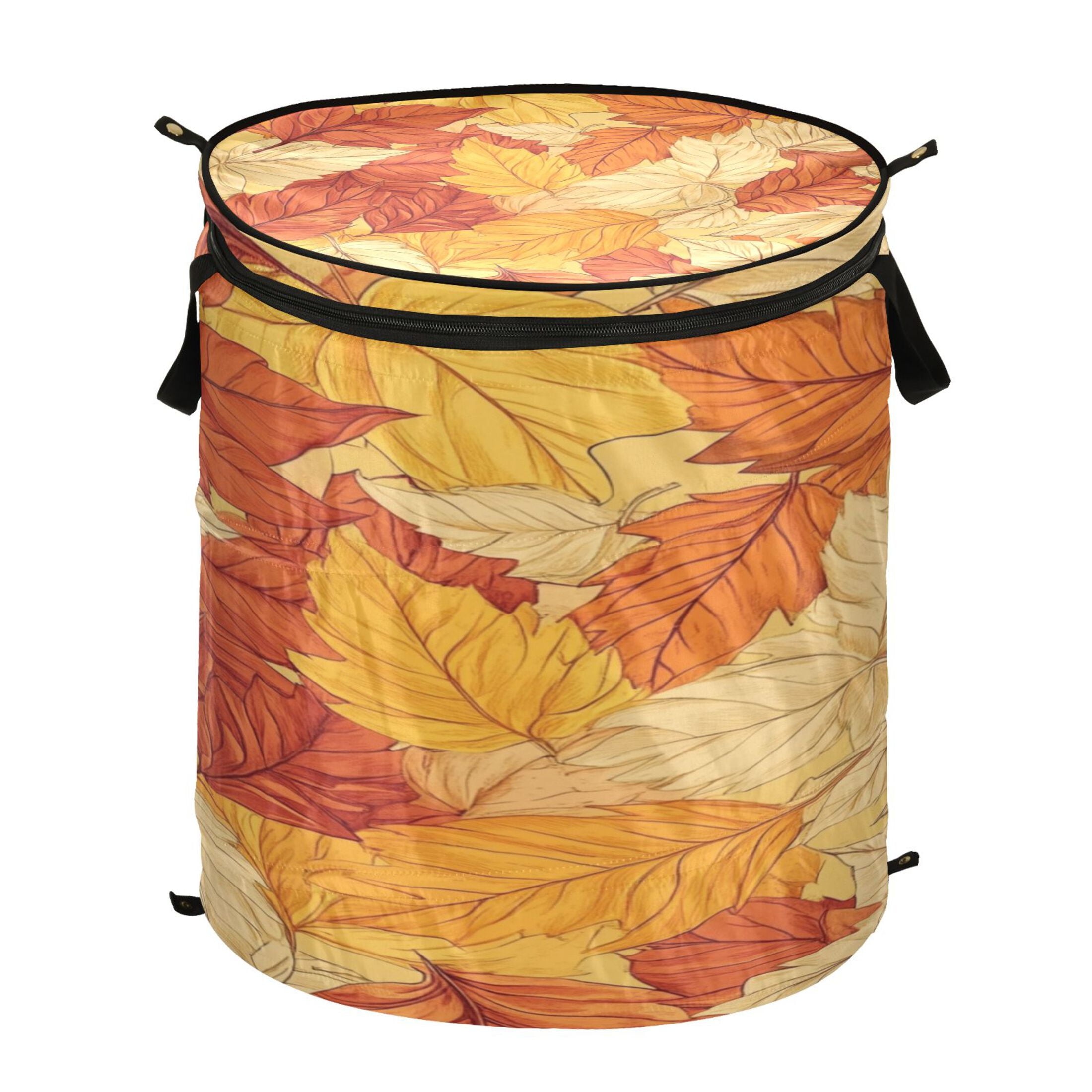 50L Large Capacity Foldable Elastic Storage Basket Laundry Basket ...