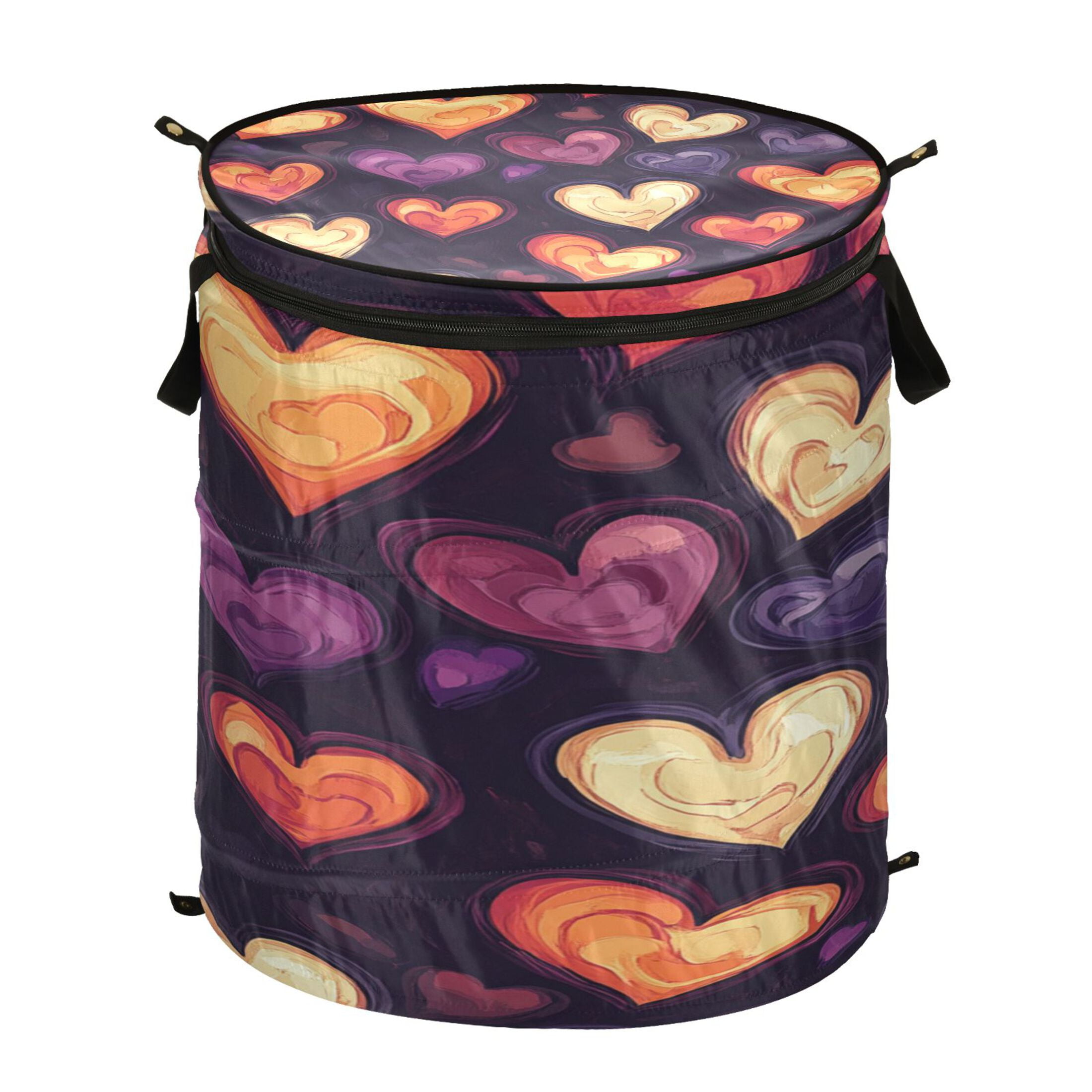 50L Large Capacity Foldable Elastic Storage Basket Laundry Basket ...