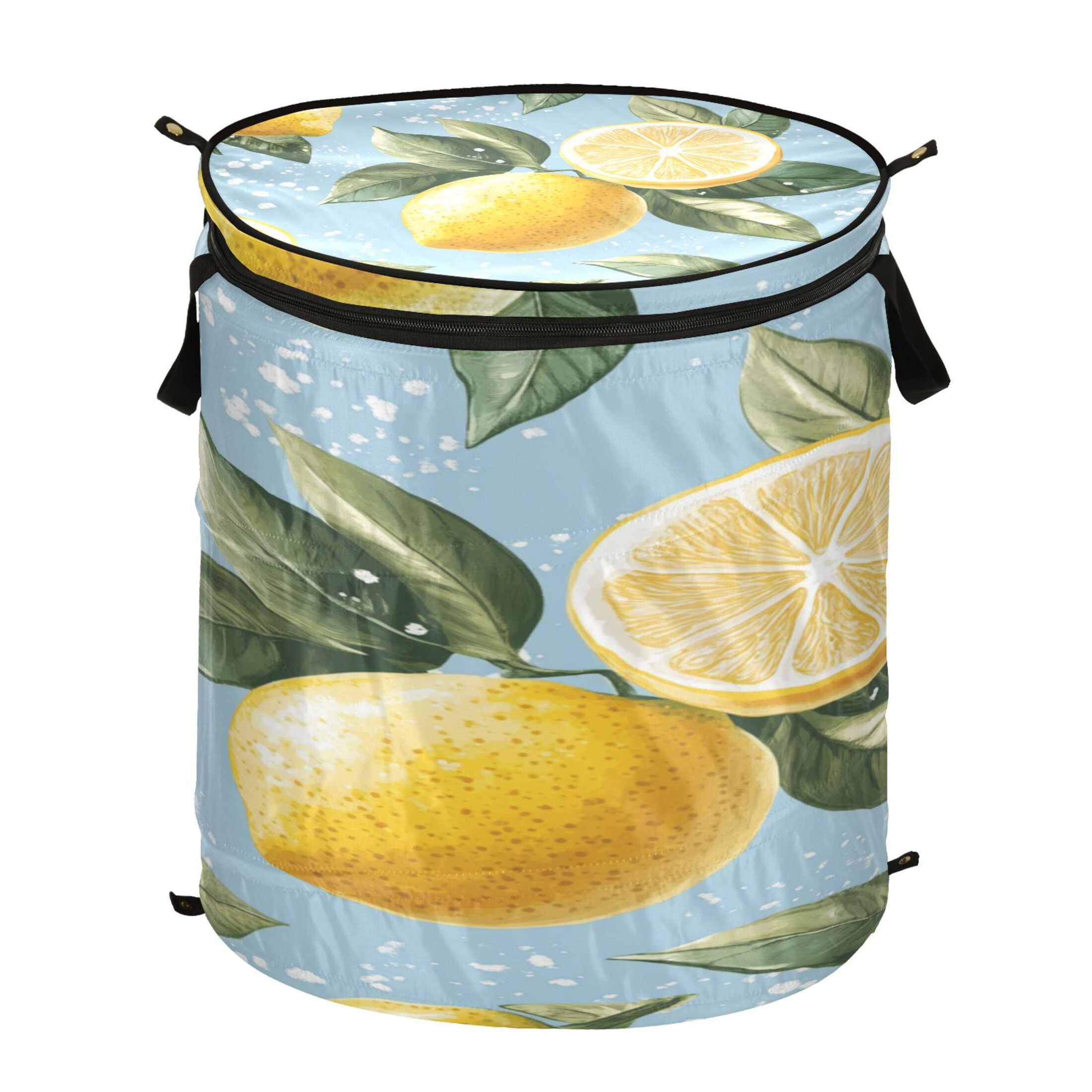 50L Large Capacity Foldable Elastic Storage Basket Laundry Basket ...