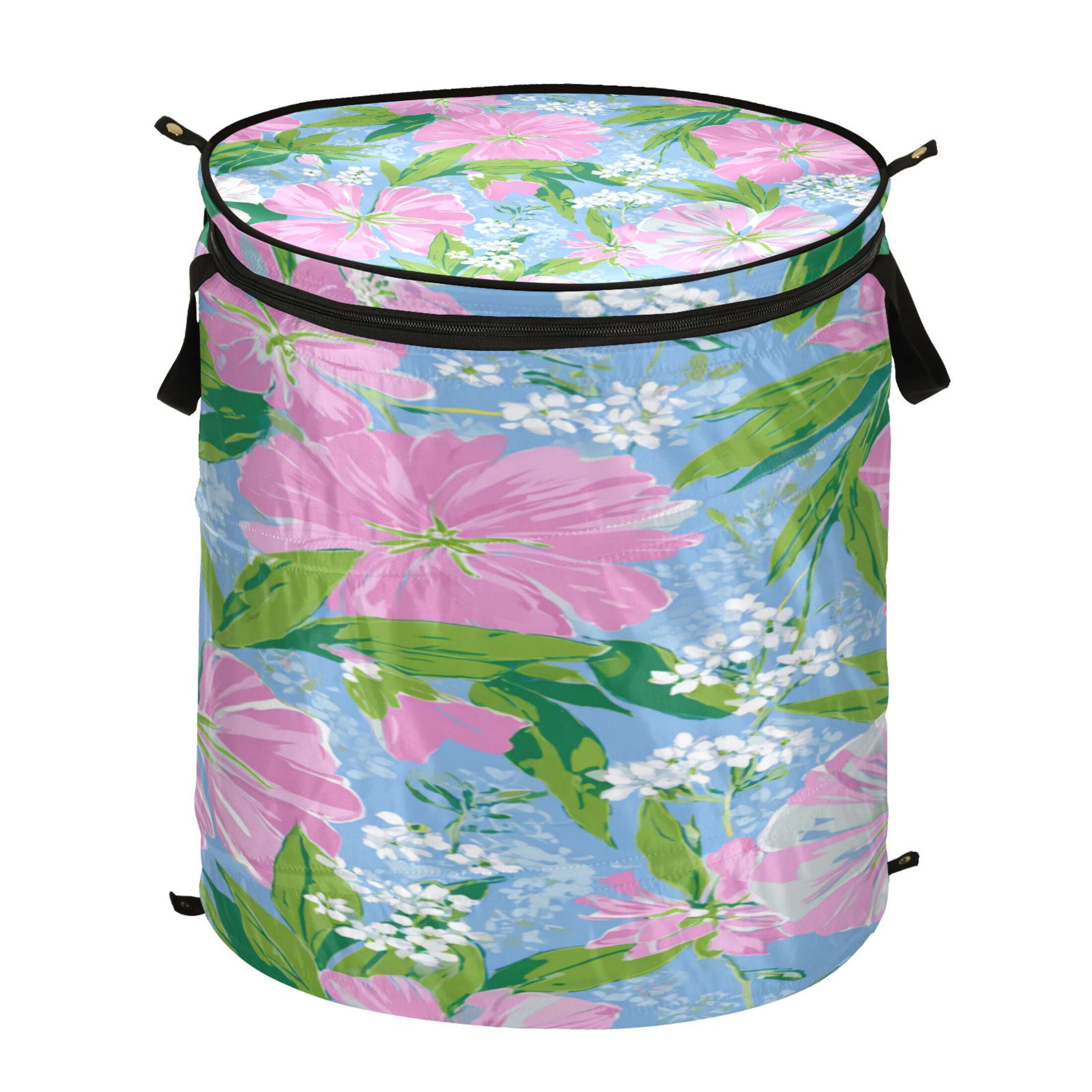 50L Large Capacity Foldable Elastic Storage Basket Laundry Basket Lily ...