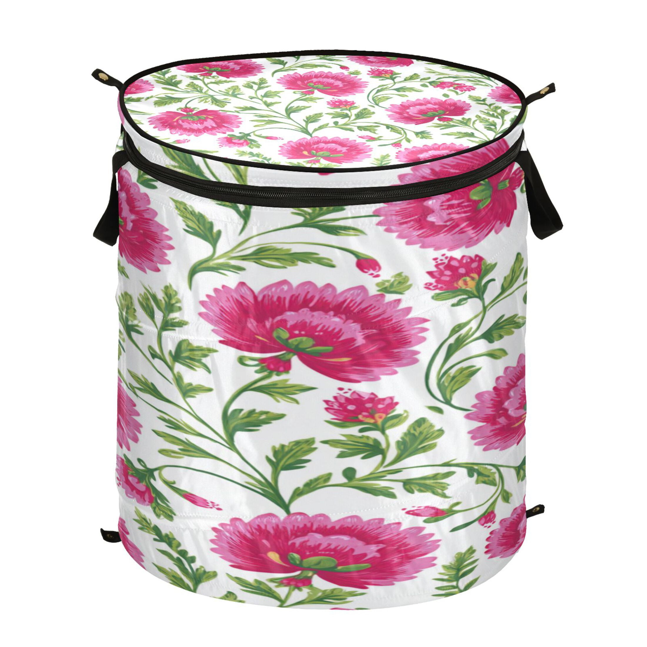 50L Large Capacity Foldable Elastic Storage Basket Laundry Basket Lush ...