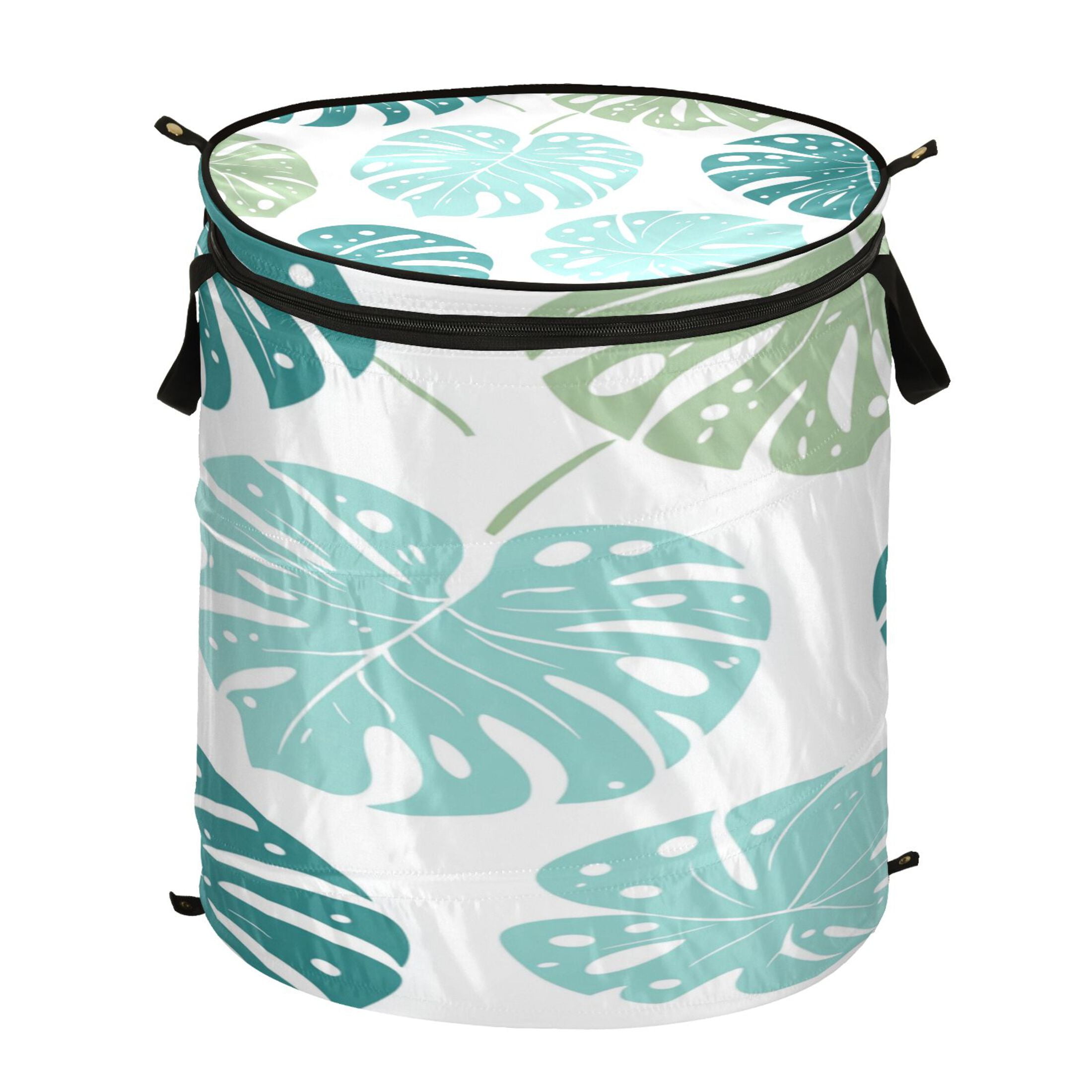 50L Large Capacity Foldable Elastic Storage Basket Laundry Basket ...
