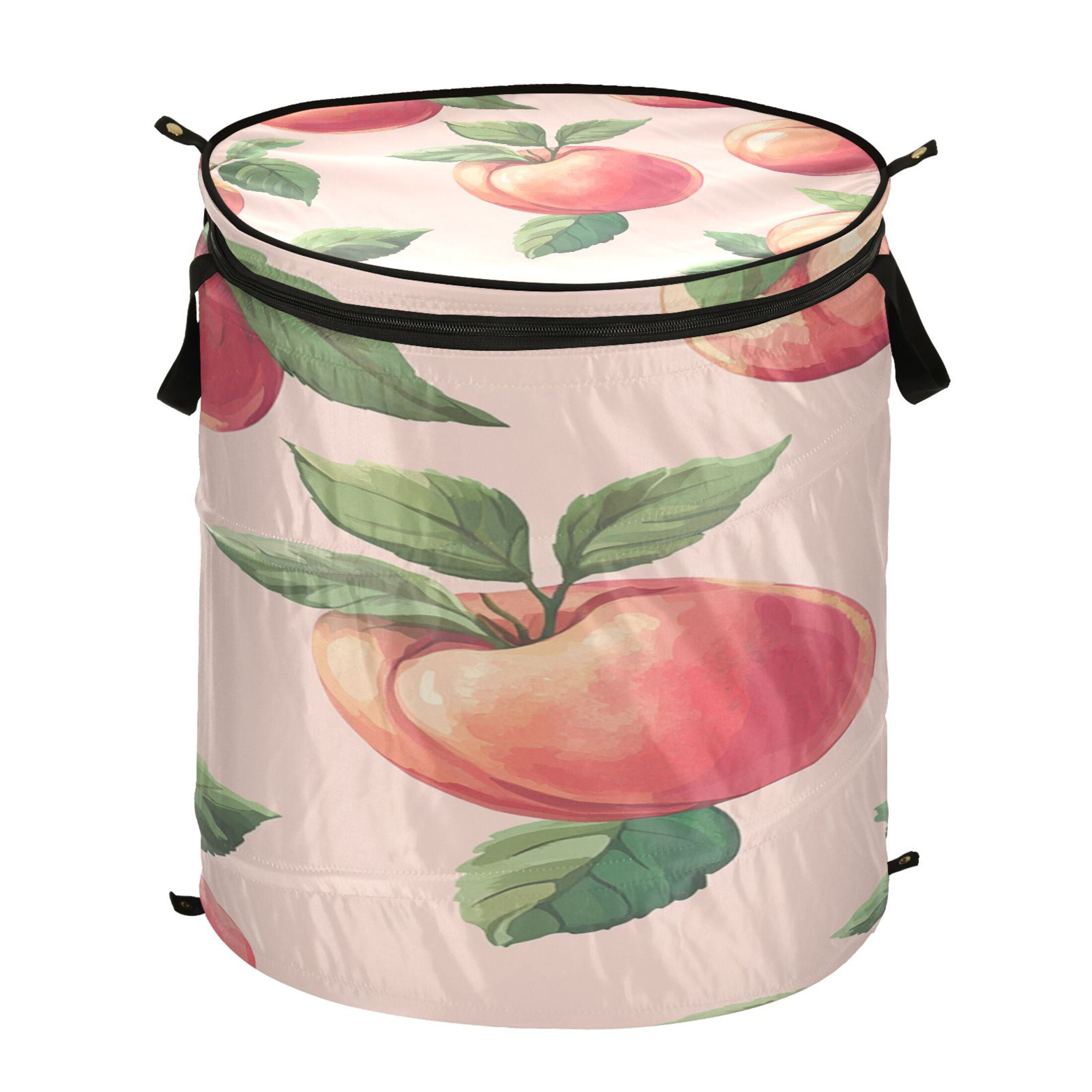 50L Large Capacity Foldable Elastic Storage Basket Laundry Basket Pink ...