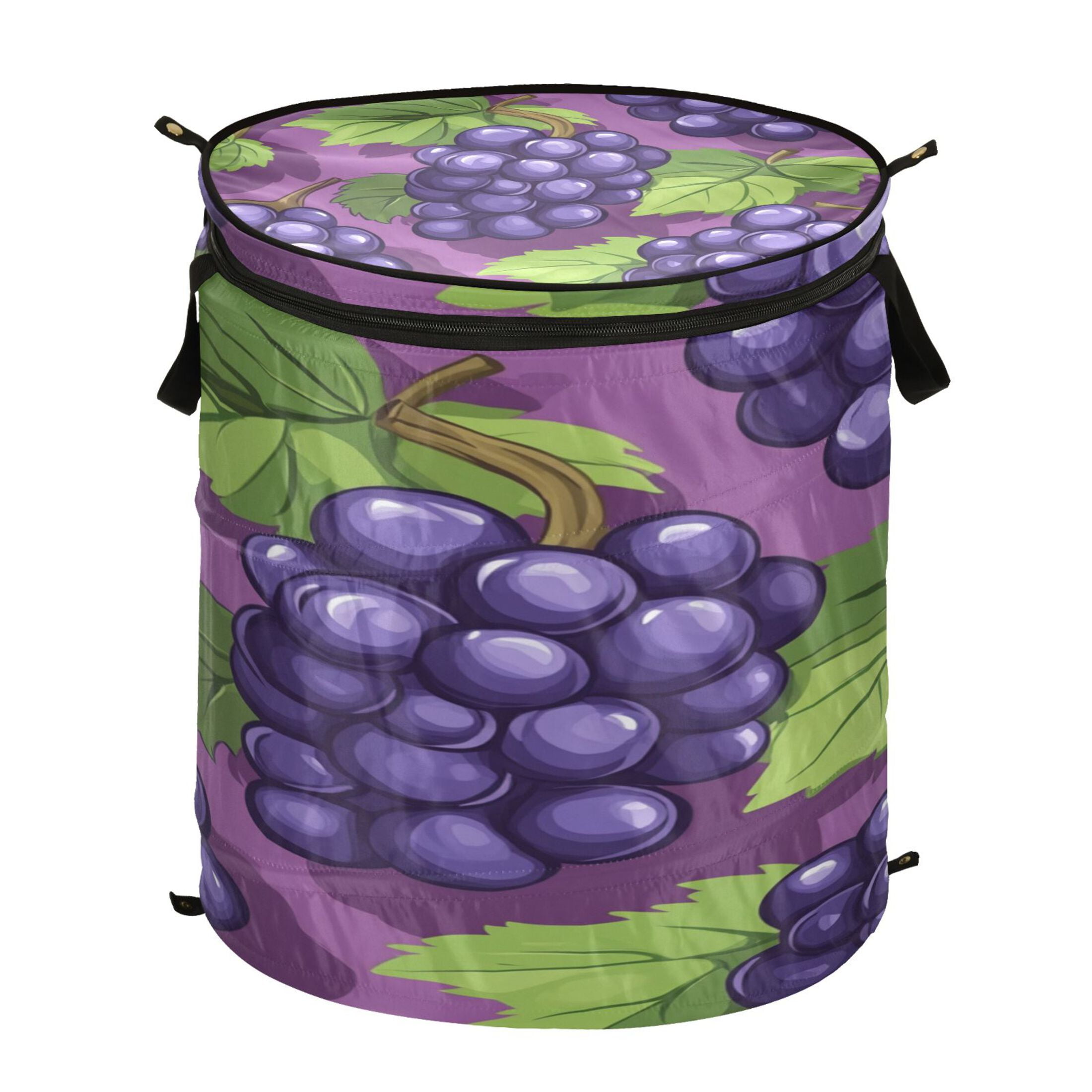 50L Large Capacity Foldable Elastic Storage Basket Laundry Basket ...