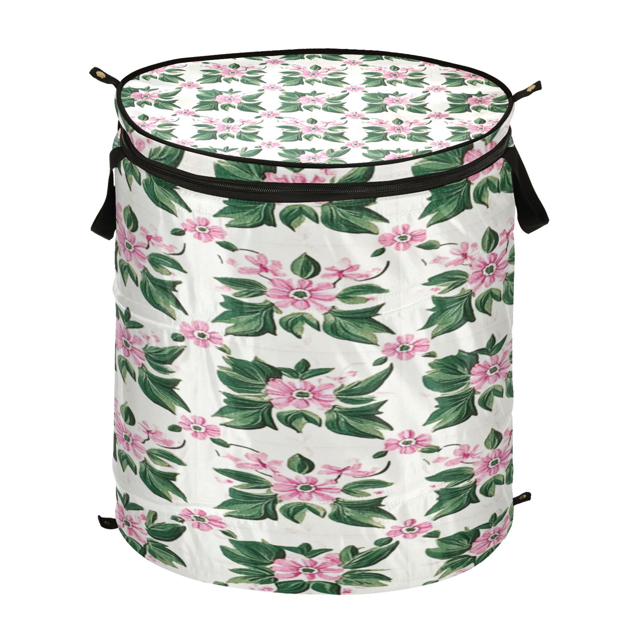 50L Large Capacity Foldable Elastic Storage Basket Laundry Basket ...