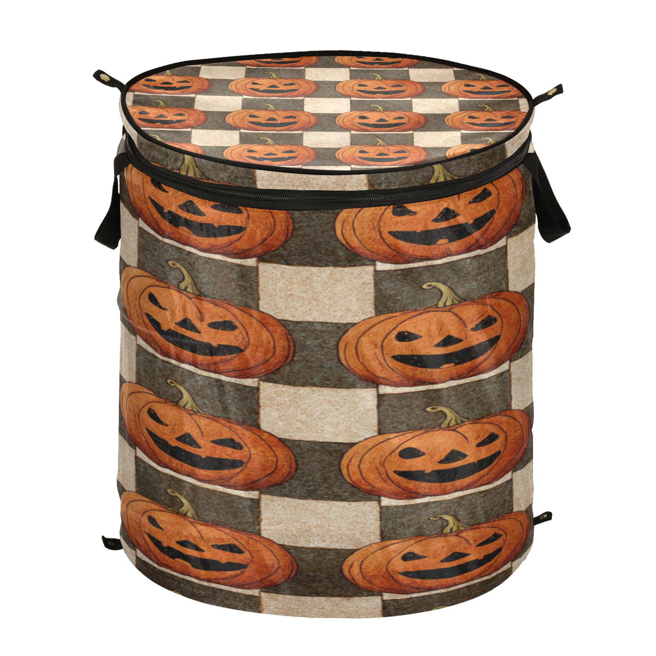 50L Large Capacity Foldable Elastic Storage Basket Laundry Basket ...