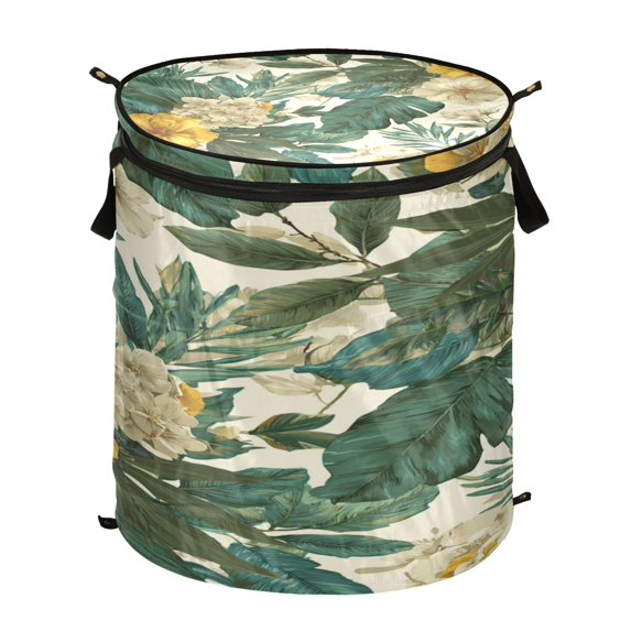 50L Large Capacity Foldable Elastic Storage Basket Laundry Basket ...