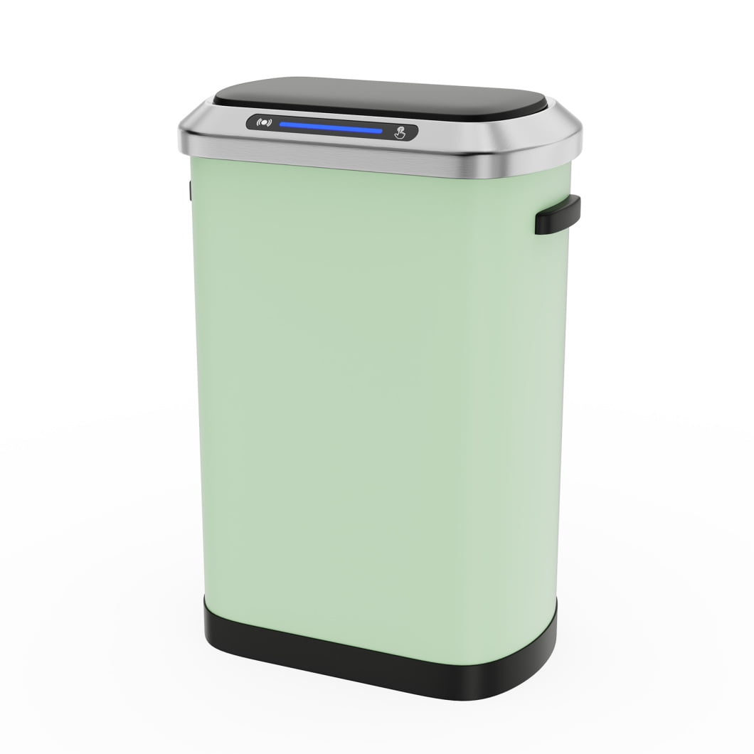 50L Motion Sensor Trash Can with Lid, Automatic Trash Cans Touchless ...