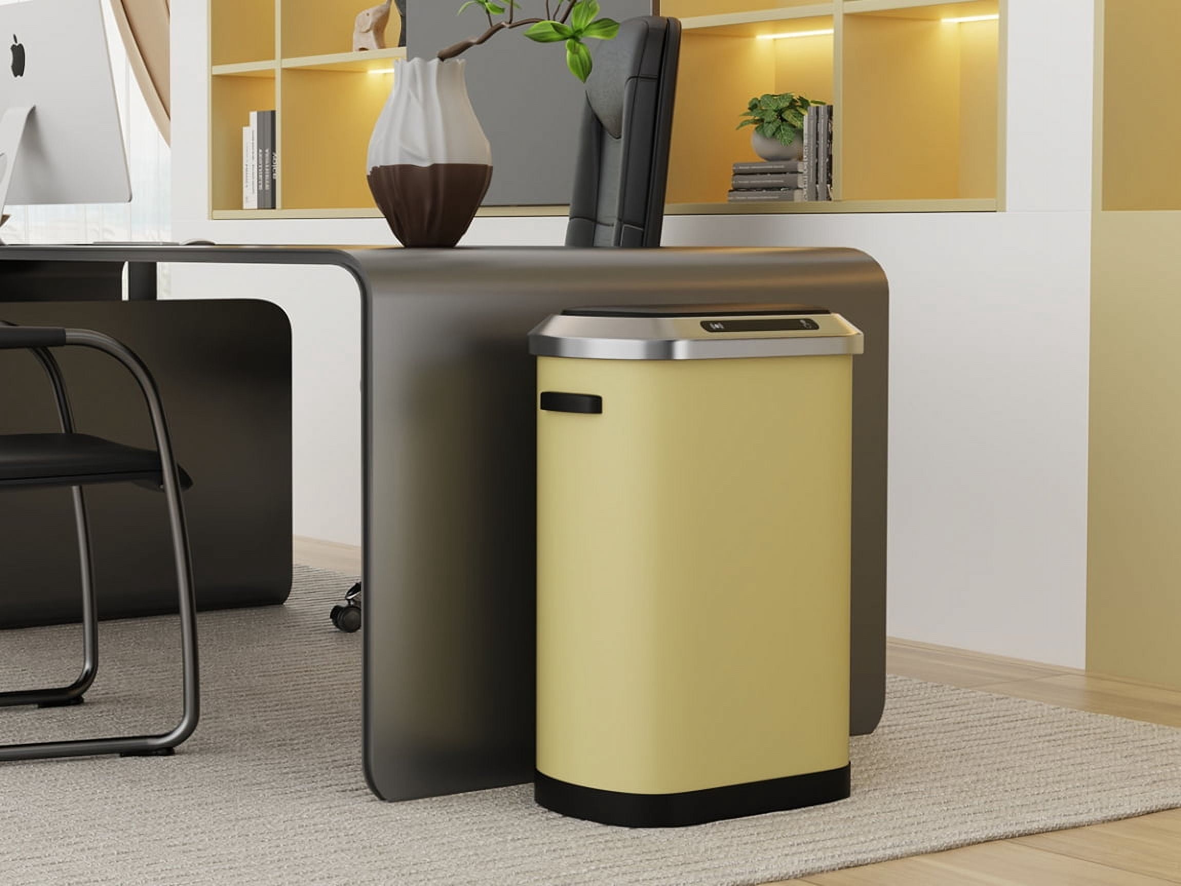 50L Smart Automatic Trash Can with Full Sensor Technology & Quick Lid ...