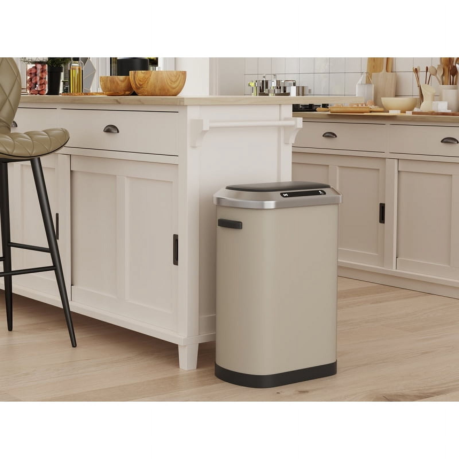 50L Smart automatic Trash Cans - Full Intelligent Sensor -Mint Green ...