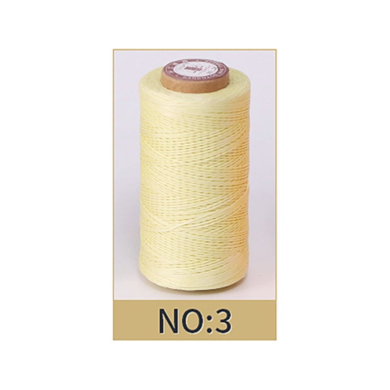 50M 0.8mm Hand Stitching Waxed Thread Flat Waxed Sewing Line thickness ...