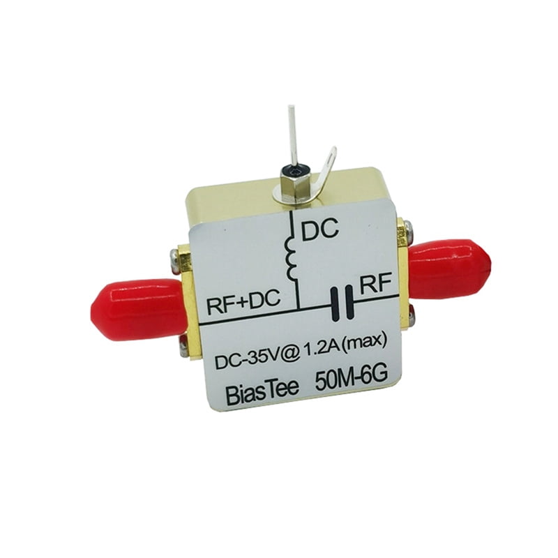 50M-6GHz Bias Tee Feed Biaser Coaxial Feed BiasTee Box Low Insertion ...
