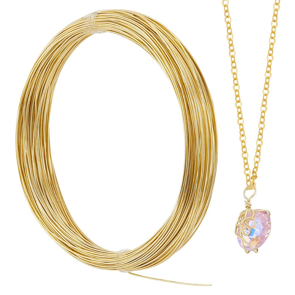 50M Aluminum Craft Wire 0.8mm Gold Crafting Wire 20 Gauge Aluminum Wire ...