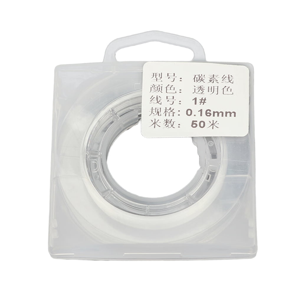 50M Fishing Line, Nylon Fishing Wire Spool Clear Monofilament Line ...