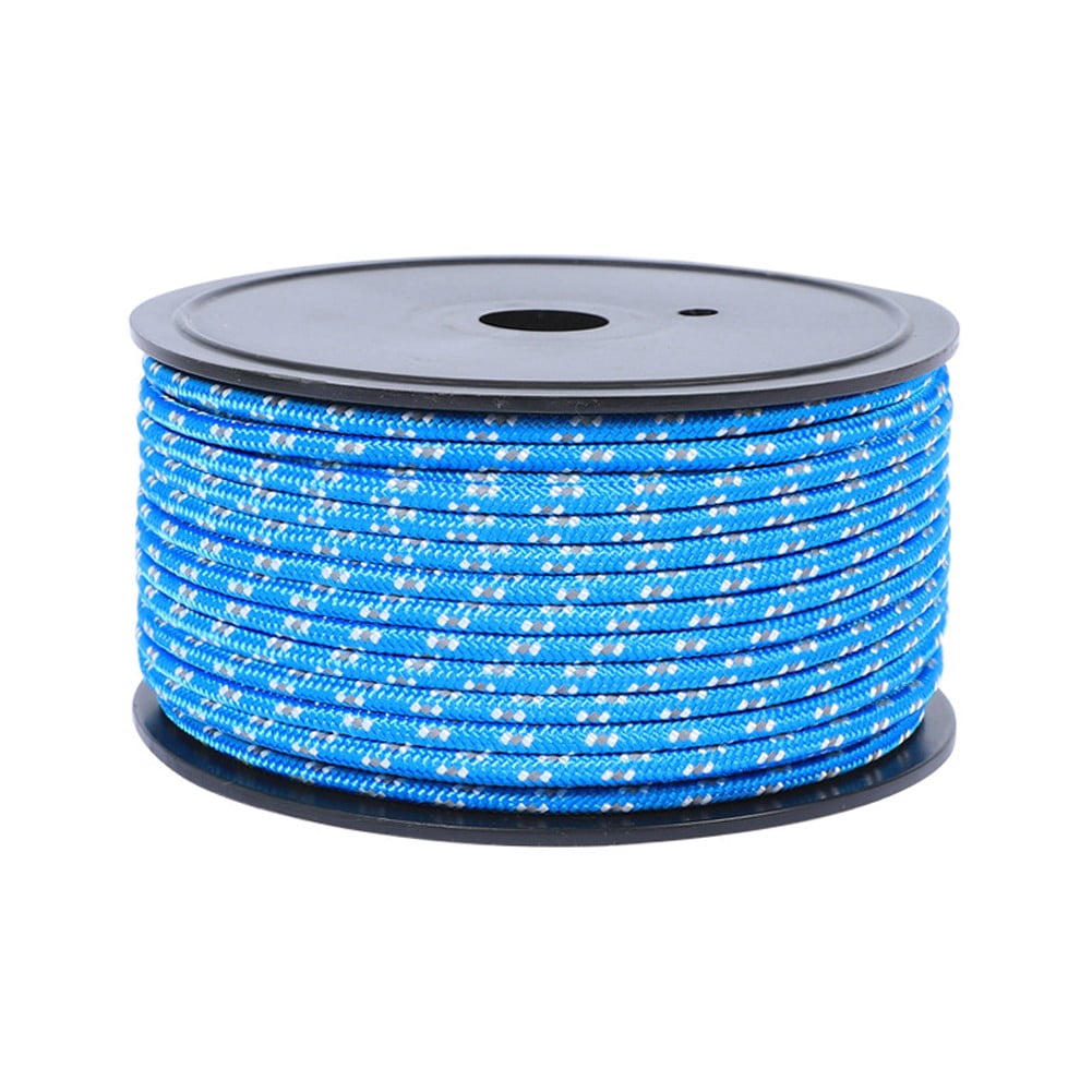 50M Reflective Tent Rope Guylines 5Mm Outdoor Camping Hiking Nylon Tent ...