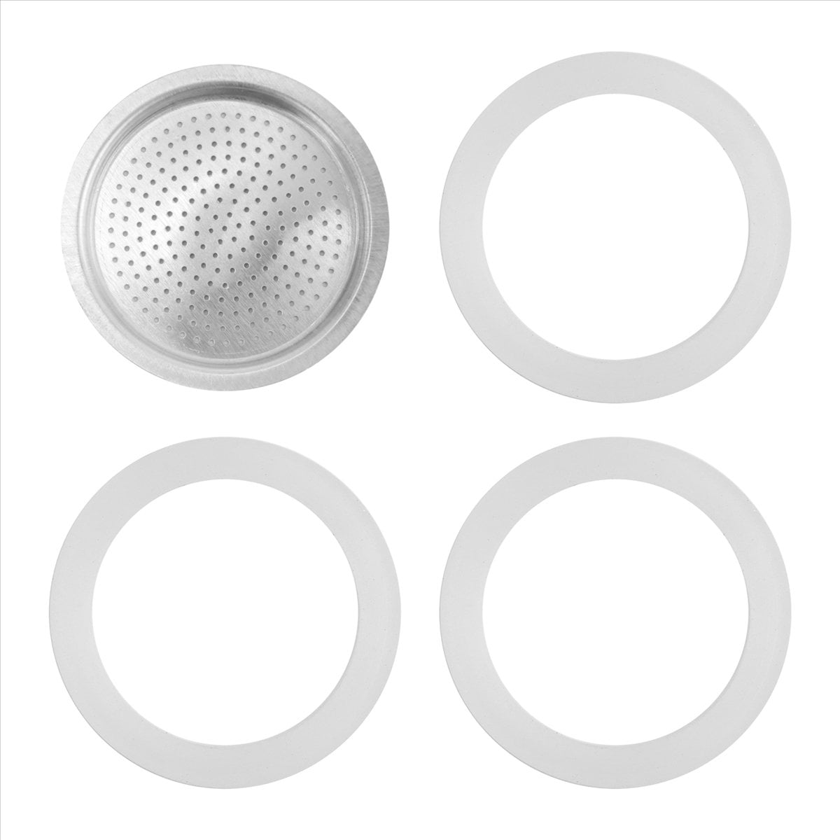 50ML Replacement Gaskets and Filter for 1 Cup Moka / Break / Dama ...