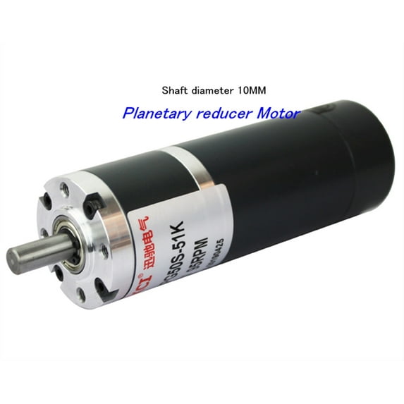 50MM Planetary reducer Gear DC Motor 50PG50S Shaft diameter 10MM ...