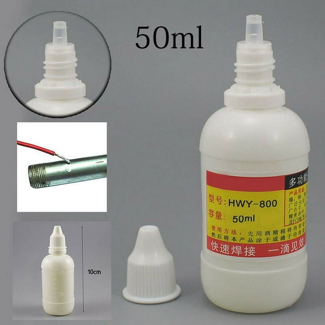 50ml Stainless Steel Flux Soldering Paste Liquid Solder Tool Quick ...