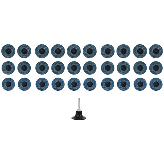 50Mm 2 inch Flap Disc Sanding Disk for Rolor Roll Lock Abrasive Tools ...