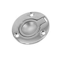 50mm Round Flush Ring Handle Pull Cupboard Floor Door Basement Loft ...