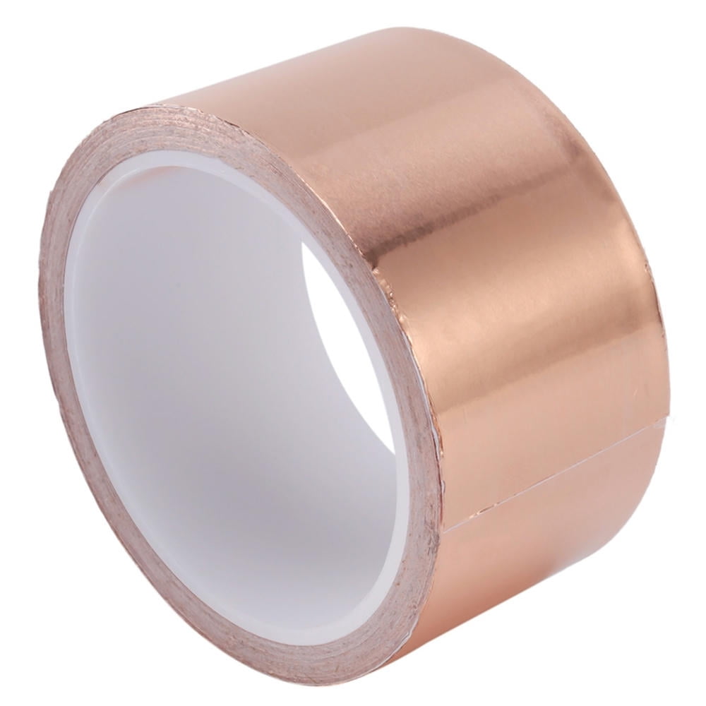 50Mmx10m EMI Copper Adhesive Copper Foil Copper Tape Self-Adhesive Tape ...