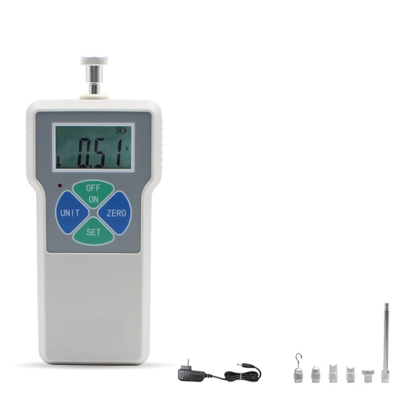 50N;5kg;11Lb Digital Force Gauge Pull and Push Protable Volume Tool ...