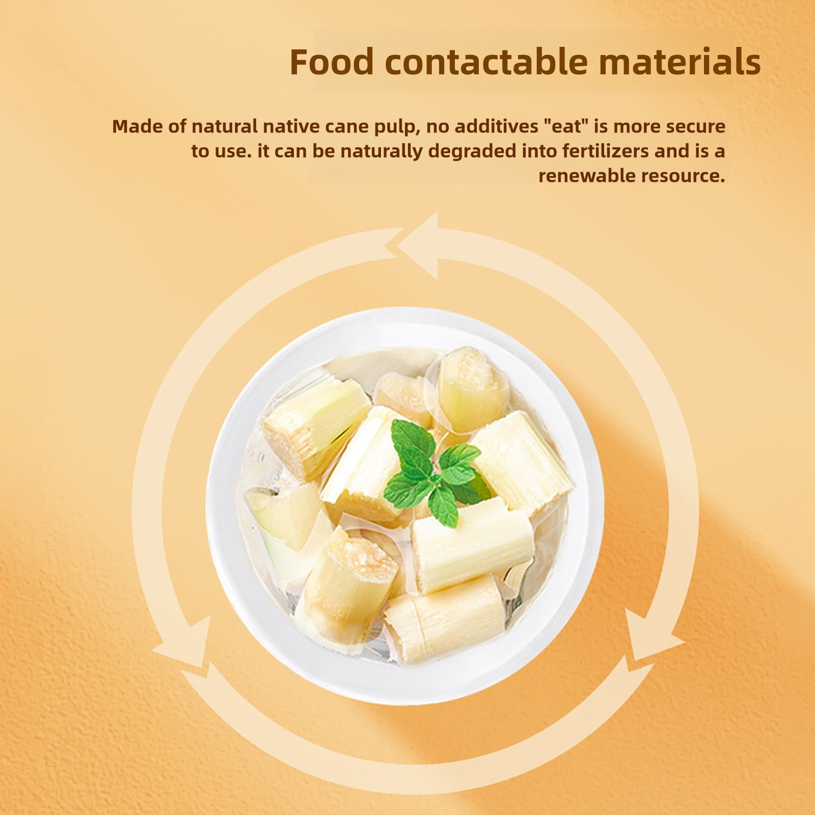 50PC 225ml Disposable Bowl Food Grade Household Round Paper Bowl ...