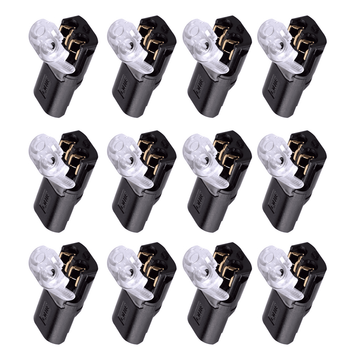 50PC 2Pin Way Plug Wire Cable Snap Connectors Waterproof - Walmart.com