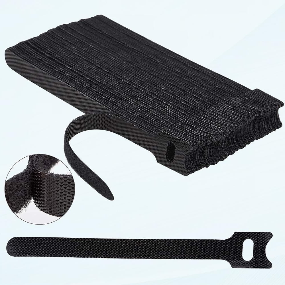 50PC Reusable Cable Ties - Multi-Purpose Tie Wrap Cable Straps Binder ...