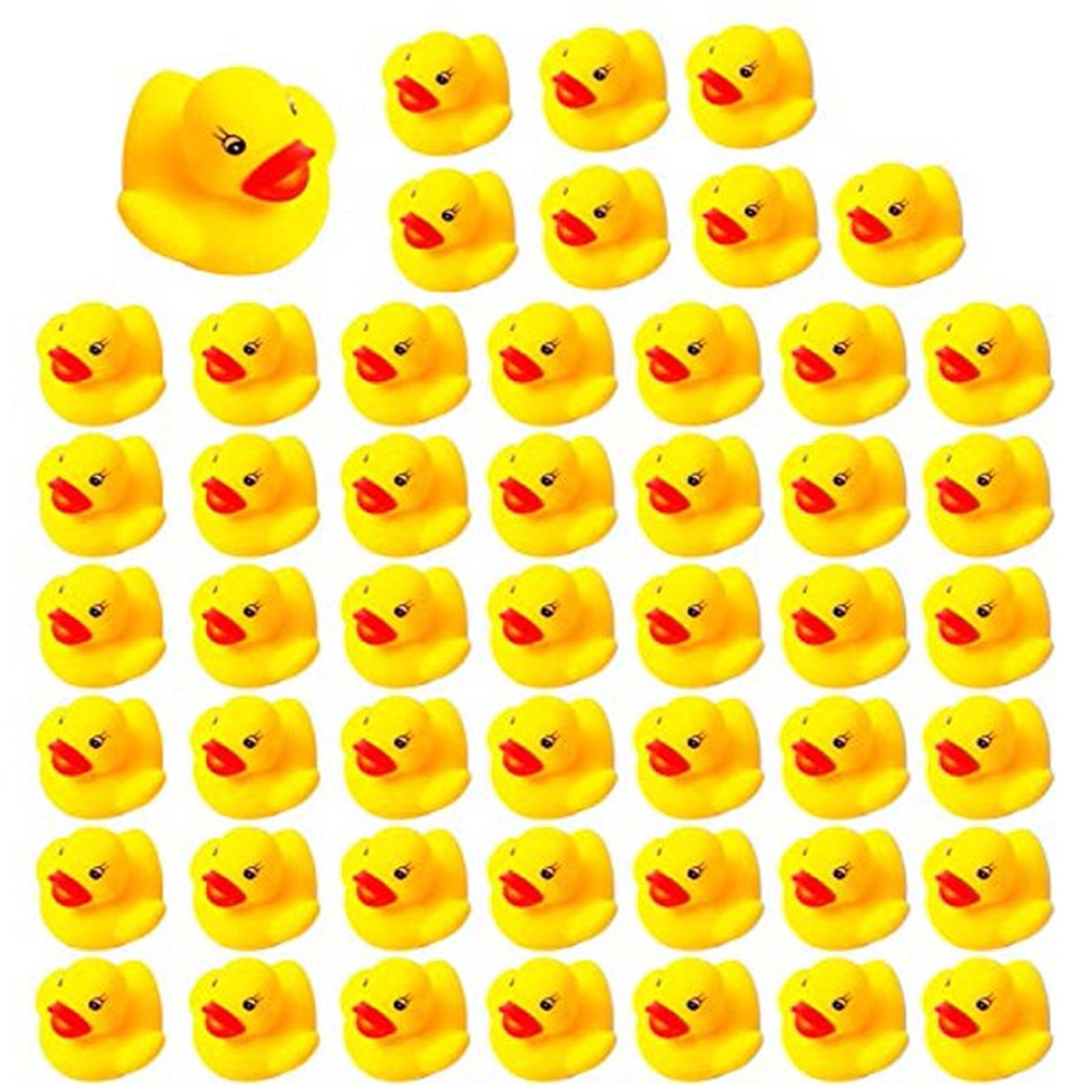 50PC Squeezing Call Rubber Ducky Duckie Baby Shower Birthday Favors ...