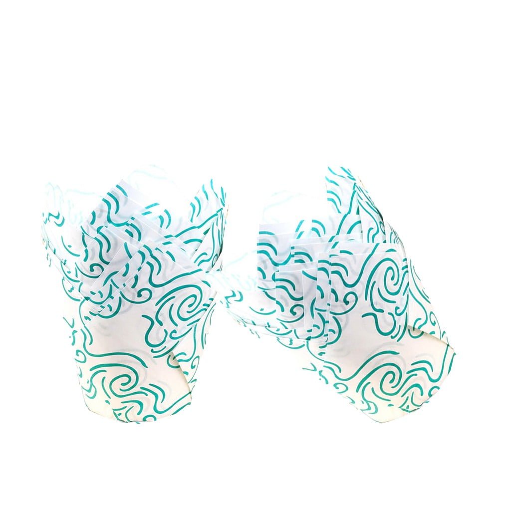 50PC Upgraded Multifunctional Baking Cloud Selection Flower Cupcake Set Ideal For Oil Proof ...