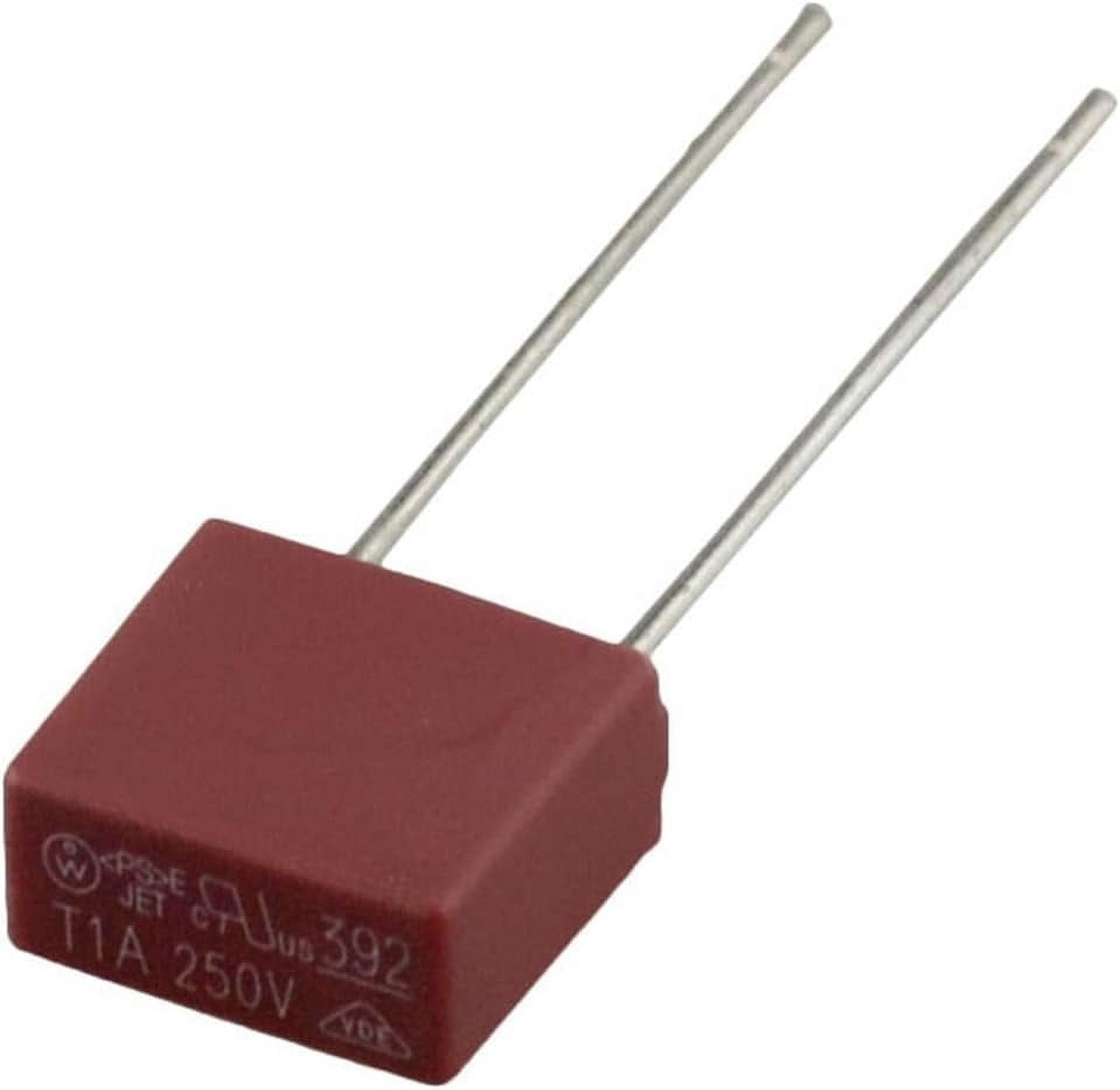 50PCS 0.5A 1A 2A 3.15A 4A 5A 6.3A 250V 392 Square Plastic Fuse T2A for ...