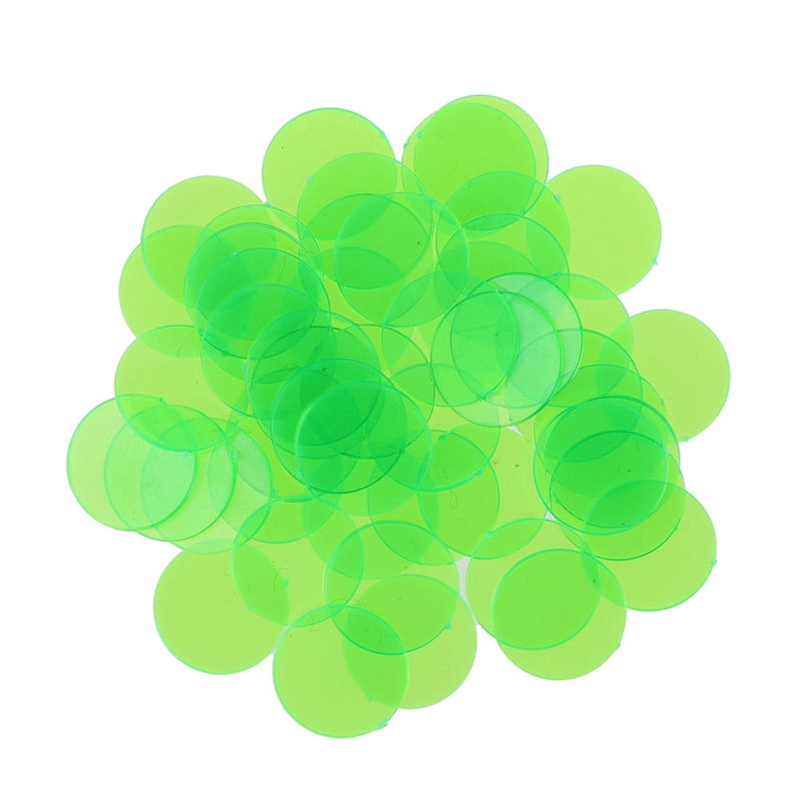 50PCS 15mm Plastic Poker Chips Casino Bingo Markers Token Family Game ...