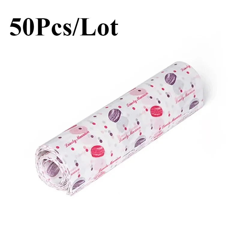 50PCS/1Lot Wax Paper Food Wrappers Wrapping Paper Food Grade Grease ...