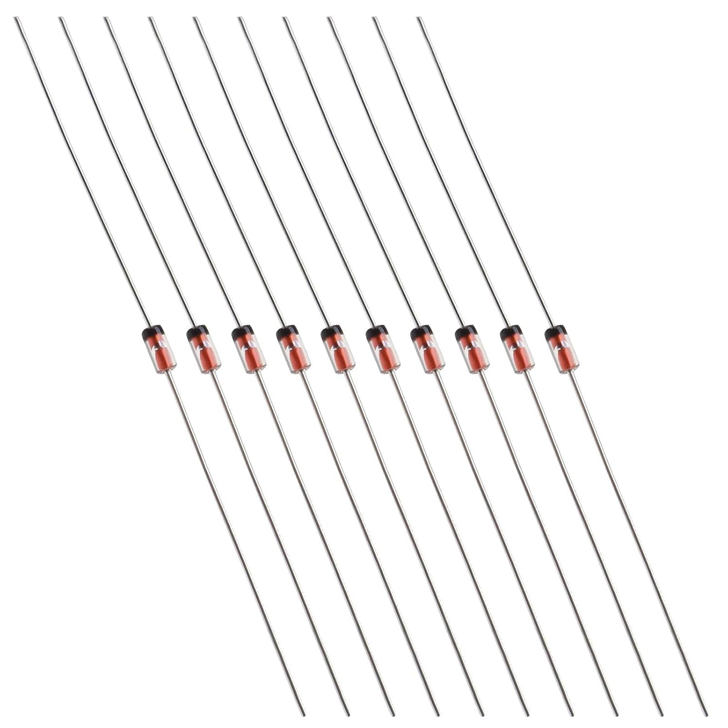 50PCS 1N34A Germanium Diode 50mA 65V Axial 1N34A Electronic Silicon ...