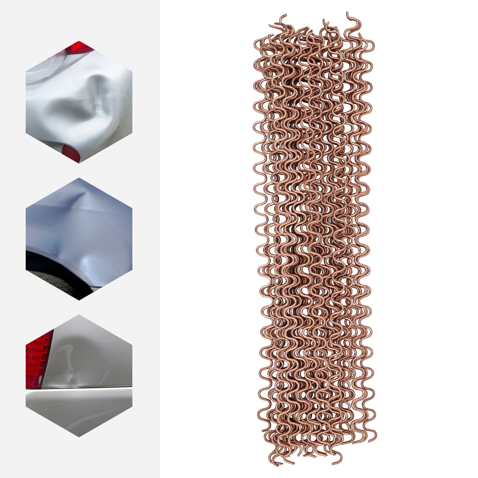 50PCS 33cm Wiggle Wire Wave Dent Repair Fix Spot Welding Thick Body ...